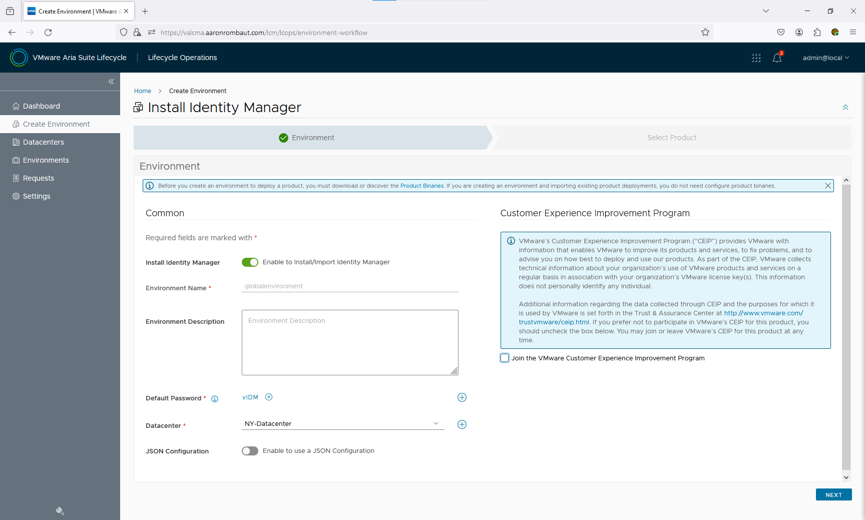 VMware Aria Suite Lifecycle: VMware Identity Manager (vIDM) – Bits ...
